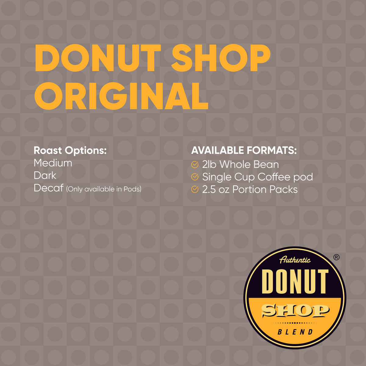 Coffee - Authentic Donut Shop Blend | Reunion Coffee Roasters